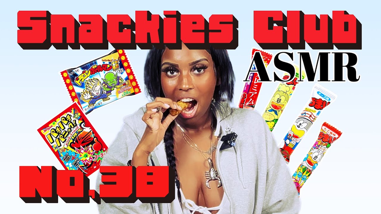 Japanese snacks review by SNACKIES CLUB episode 38 YAZZY 【ASMR】 #japanesesnacks - YouTube
