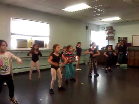 Adelina & Isabelle Hip-Hop Class Observation Day - Nov 19, 2011 - Dance #2