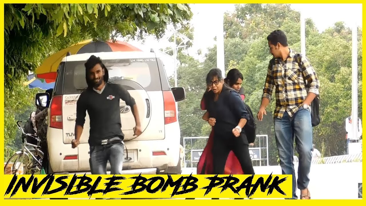 Invisible Bomb Prank On CUTE Girls | Prank In India | Soch Te Raho ...