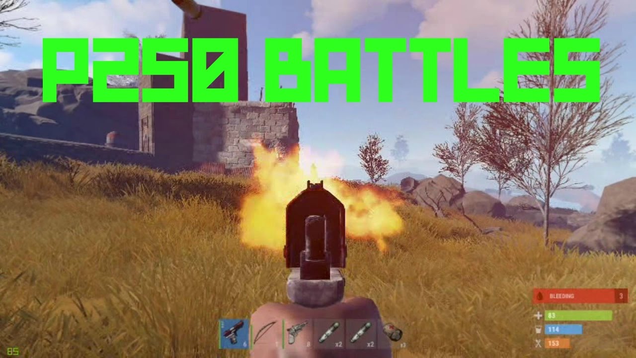 RUST - SOLO P250 BATTLES - YouTube