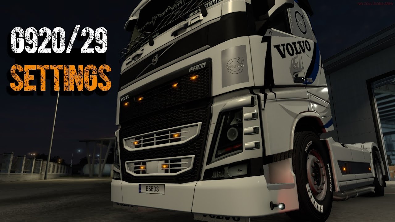 Best G920/29 Steering Wheel Settings - Euro Truck Simulator 2 - YouTube