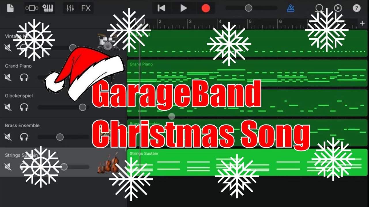How to Create a Christmas Song - GarageBand Tutorial for iPad - YouTube