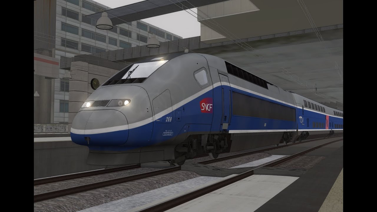 Train Simulator 2019 De Paris Montparnasse à Massy TGV en TGV Duplex ...