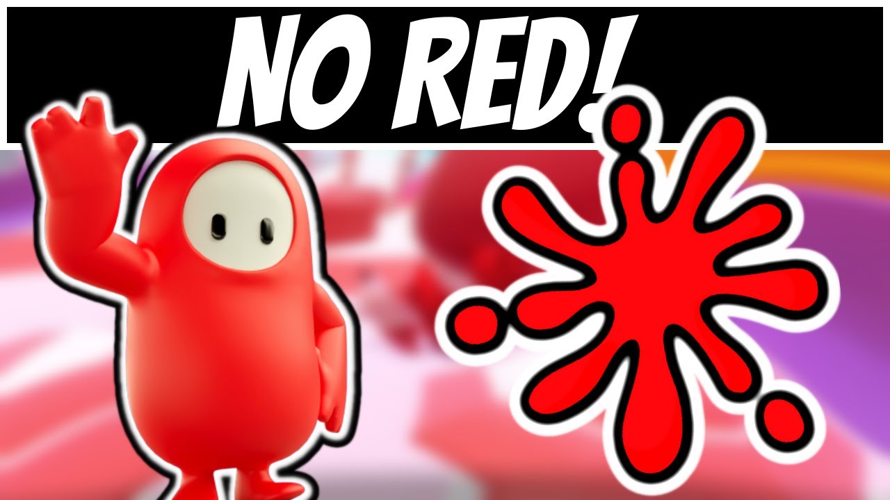 Fall Guys BUT If I TOUCH The Colour RED, The Video ENDS! - YouTube