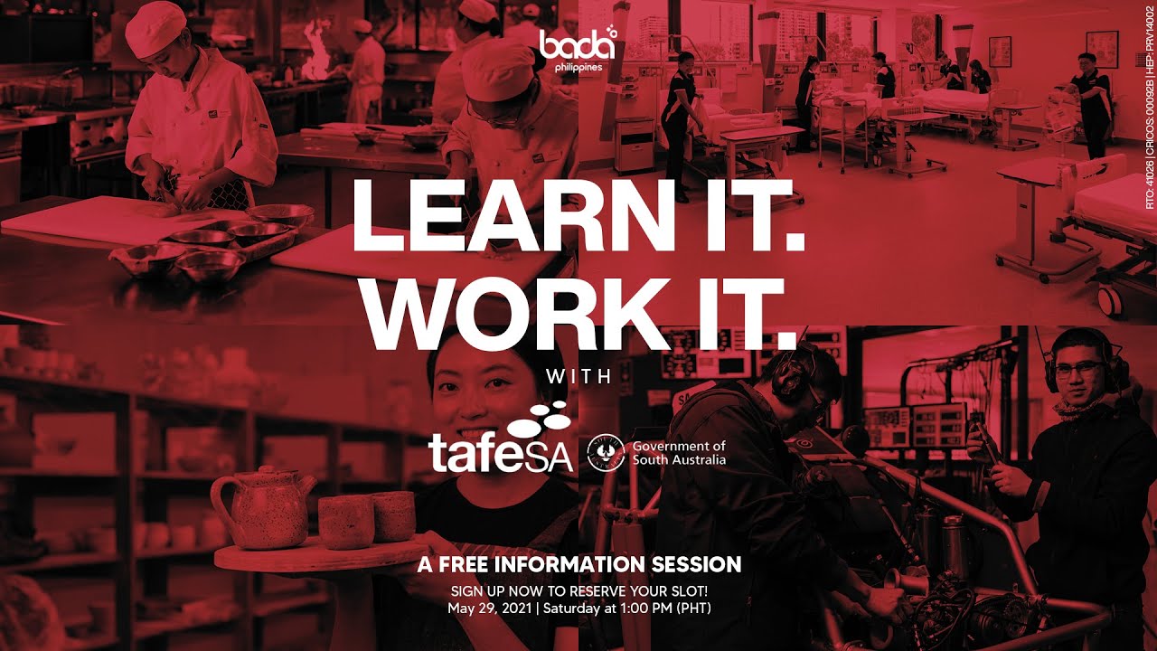 Learn it. Work it. with TAFE South Australia (Info Session) - YouTube