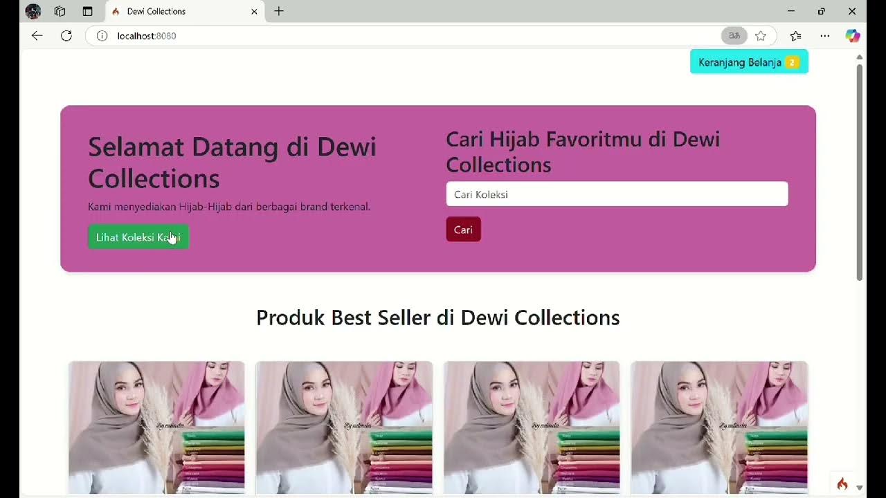 UAS Pemrograman Web 2 (Dewi Rahayu 701230015) - YouTube