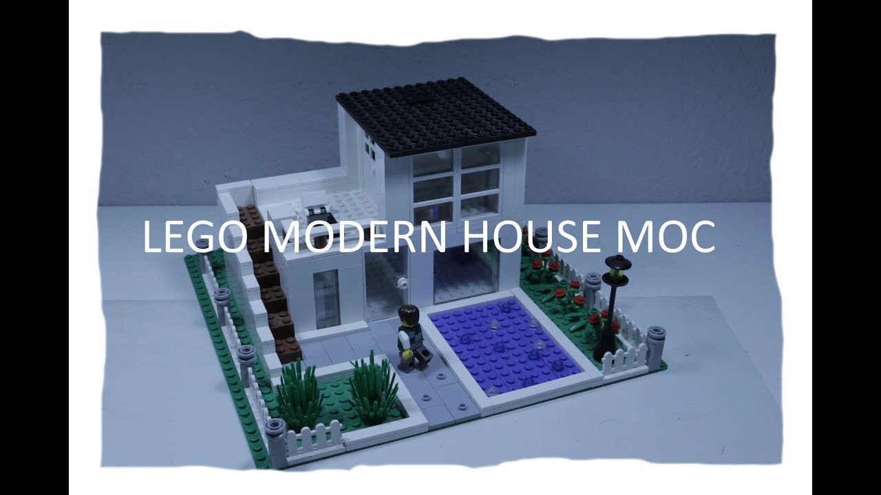 LEGO Modern House MOC - YouTube