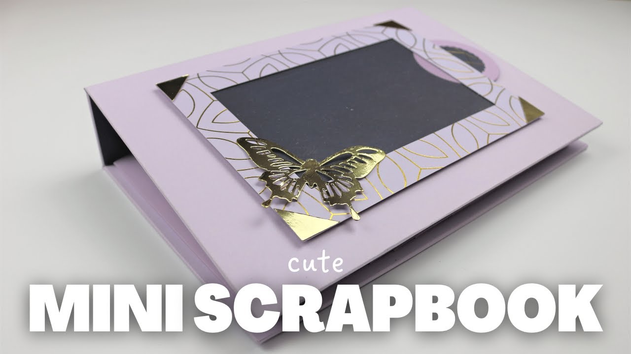 MINI SCRAPBOOK ALBUM - SCRAPBOOK IDEAS - YouTube