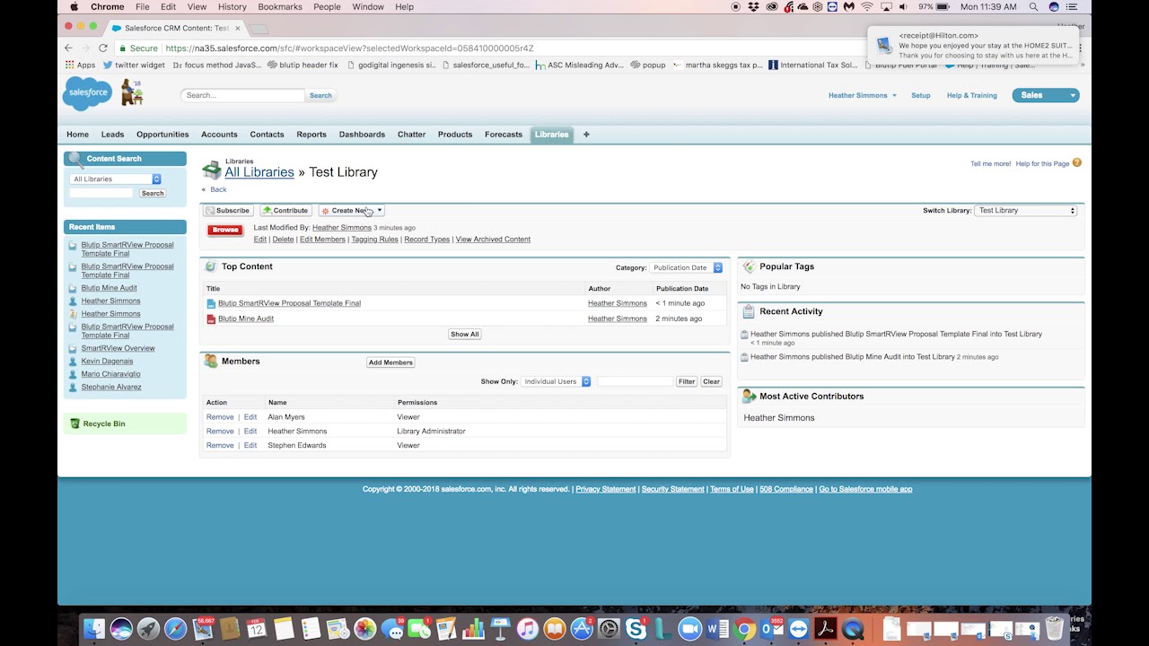 Create libraries and content in Salesforce - YouTube