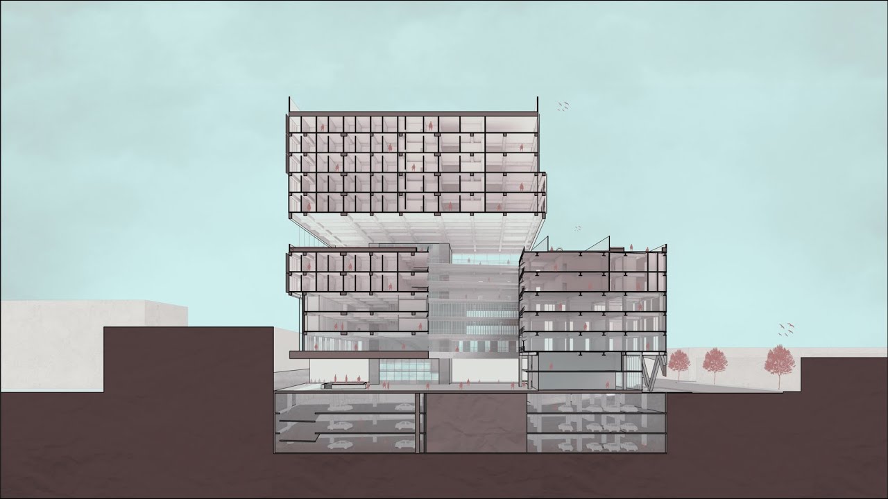 ¿Cómo hacer un corte fugado con sketchup y Photoshop? - YouTube
