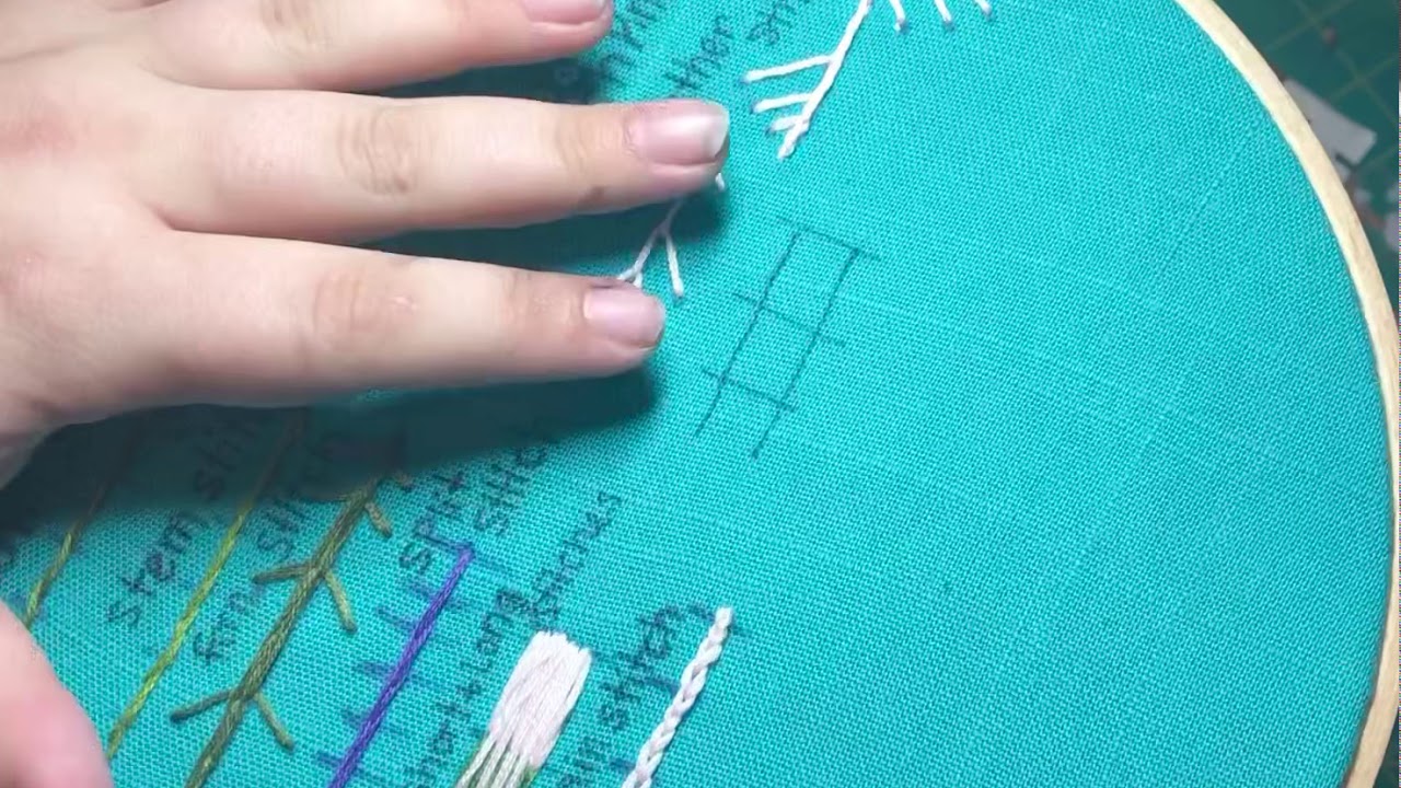 Open Chain Stitch Tutorial - YouTube