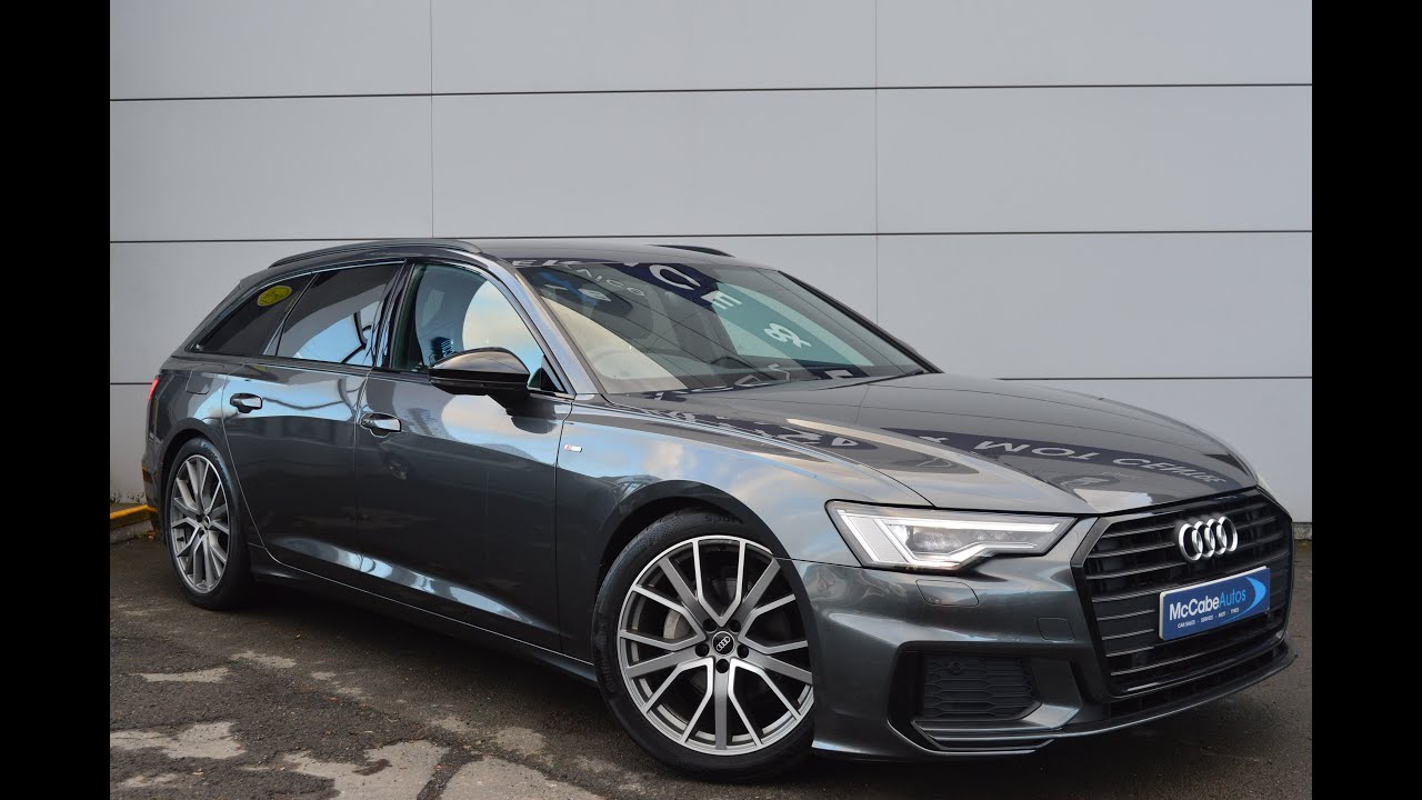 2021 AUDI A6 40 TDI S LINE BLACK EDITION ESTATE - YouTube