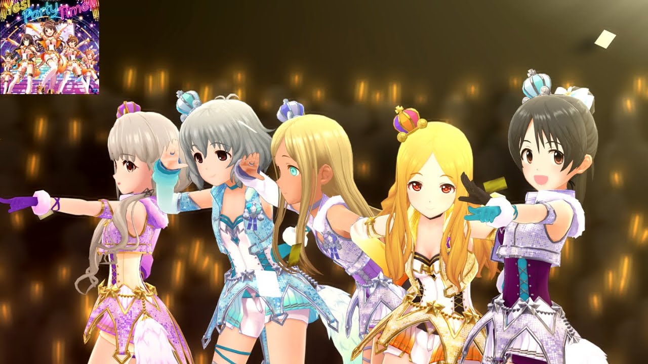 【デレステMV】 「Yes! Party Time!!」 久川凪 ライラ 矢口美羽 成宮由愛 望月聖 - YouTube