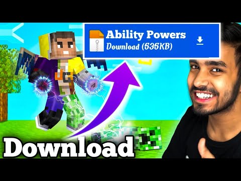 How To Download Minecraft Ability Powers Mod In Hindi | MINECRAFT, BUT ...