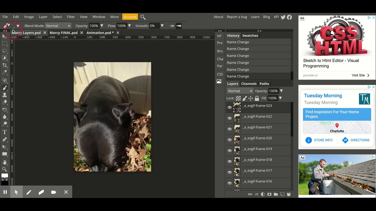 How to Create a GIF in Photopea (Part 2) - YouTube
