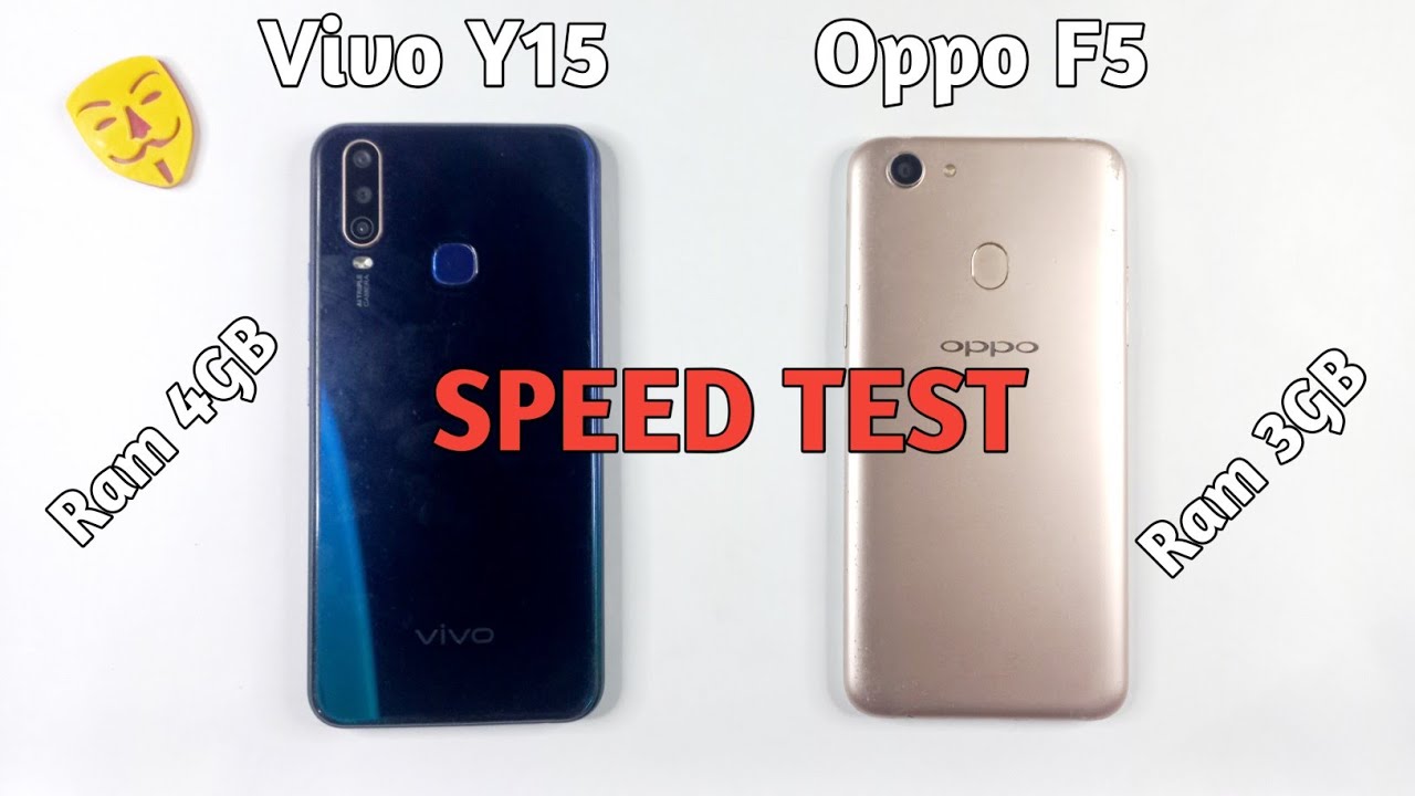 Oppo F5 Vs Vivo Y15 | Speed Test & Comparison - YouTube