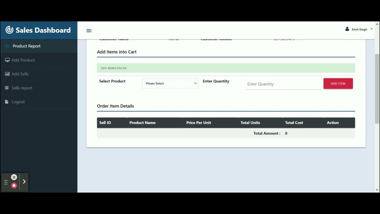 Sales Management System Project on Anguar, NodeJS and MySQL - YouTube