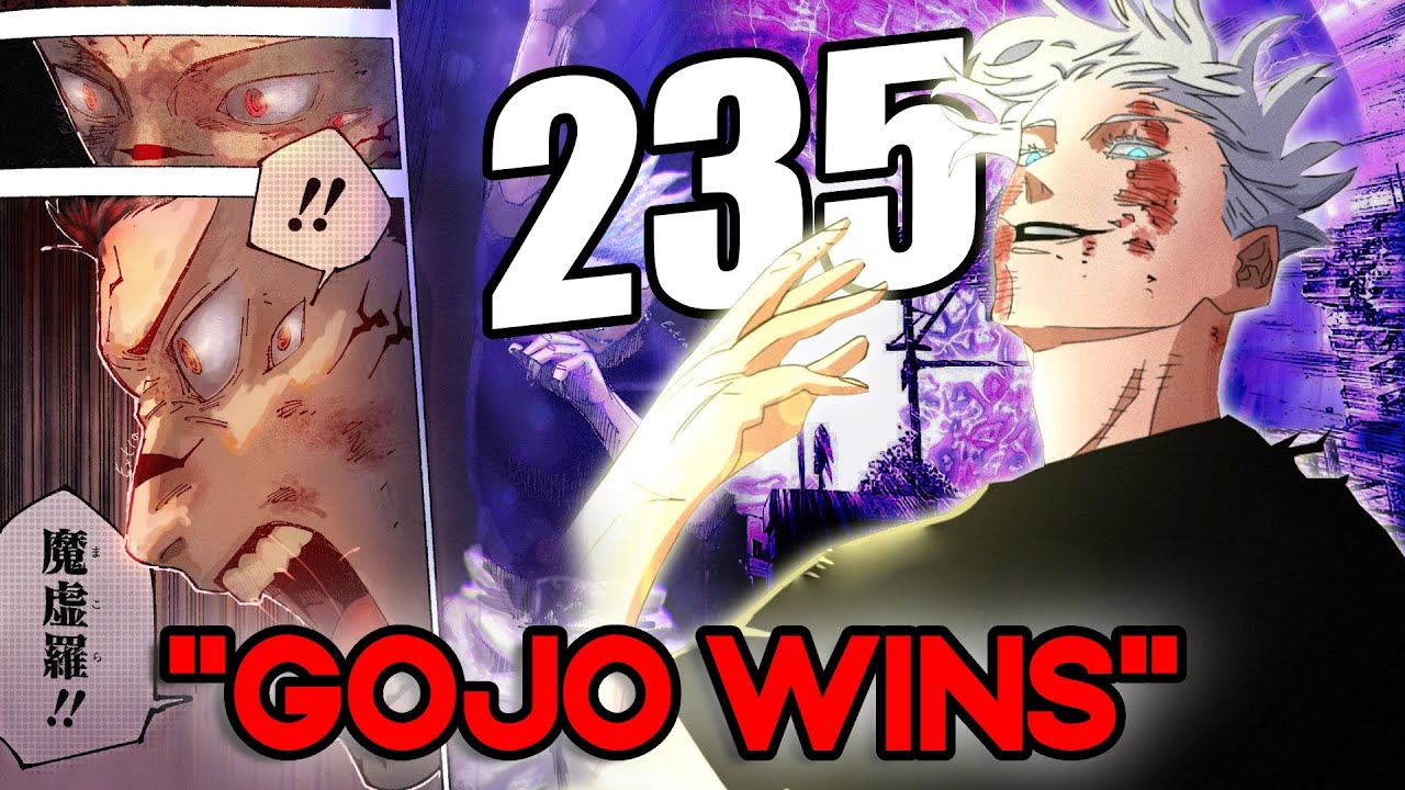 GOJO WINS??! | Jujutsu Kaisen Chapter 235 REVIEW - YouTube