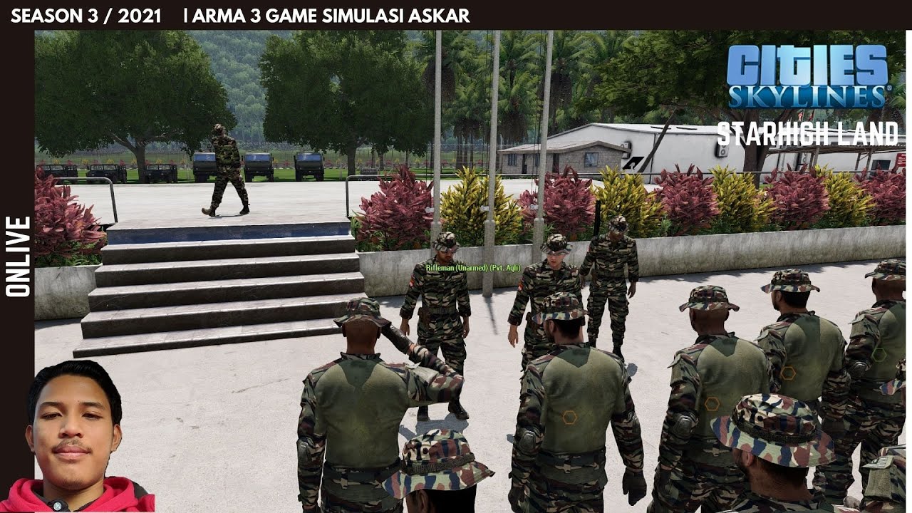 ARMA 3 : Latihan Kemasukan Askar 13 Malaya Regiment | Simulasi Game ...