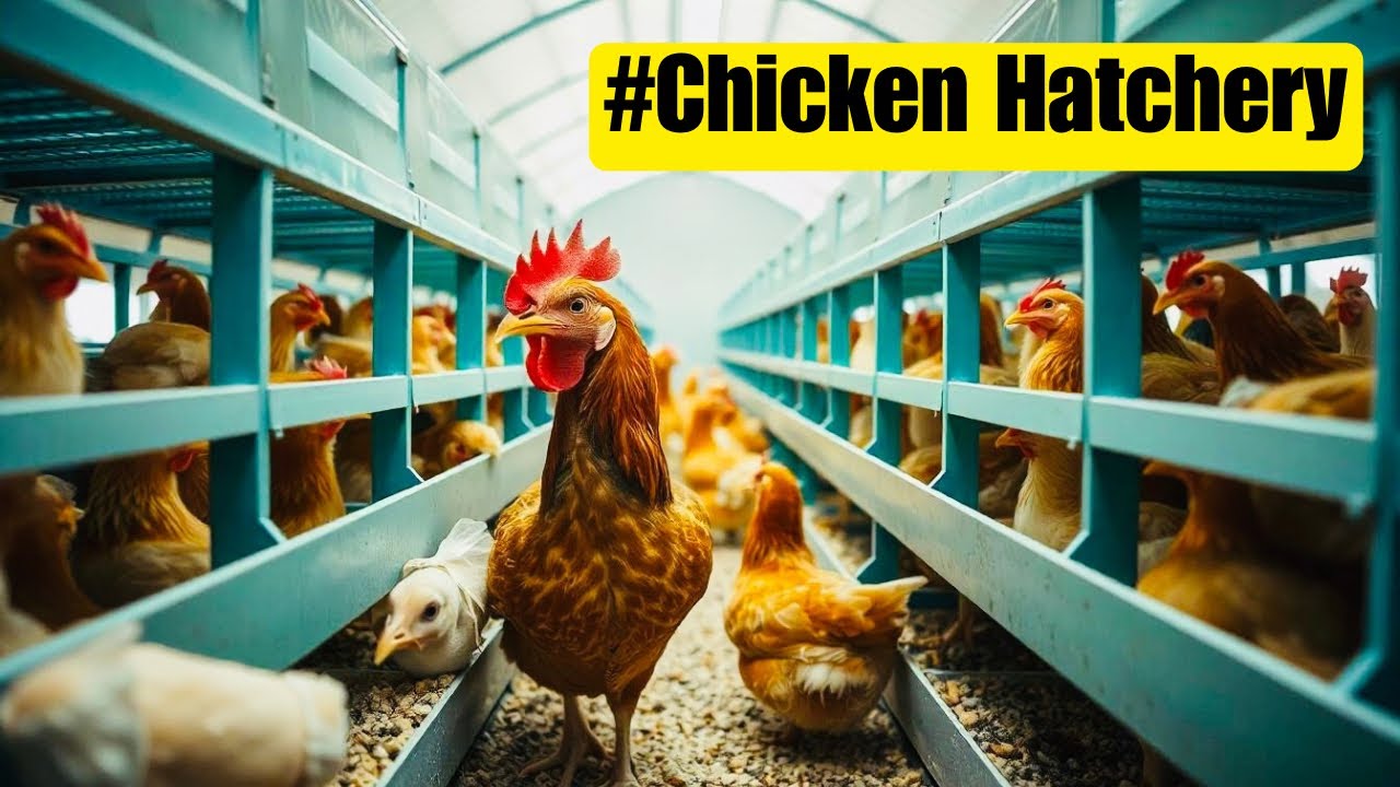 Inside a Modern Chicken Hatchery: The Technology Behind It- - YouTube