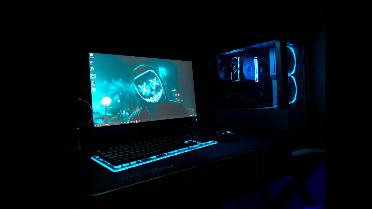 My New Pc Setup! - YouTube