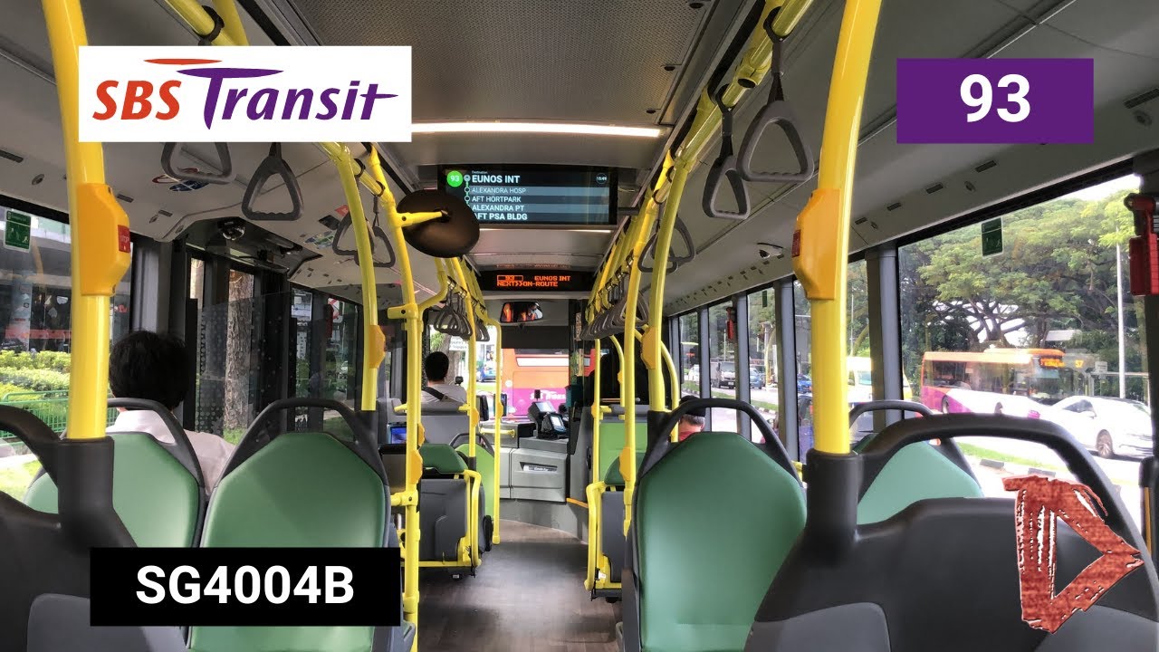 [SBST] Joyride on Mercedes-Benz O530 Citaro Hybrid | Trunk Service 93 ...