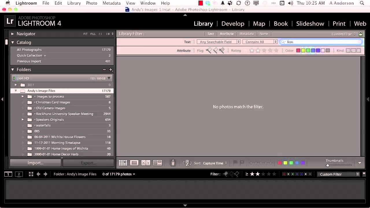 Adobe Photoshop Lightroom 4 Tutorial | Filter with Text - YouTube
