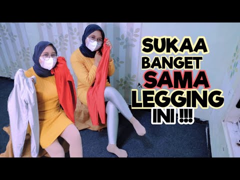 OOTD Leggings Lycra !! Leggings Paling Favorite || Stockings And Leggings Try On Haul...