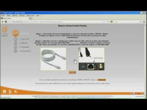 Home Confort : Démonstration installation caméra IP en mode Wifi - YouTube