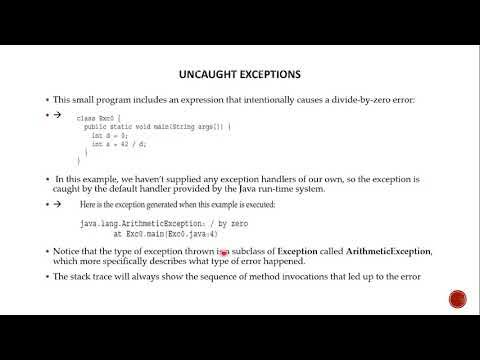 Uncaught Exceptions - YouTube