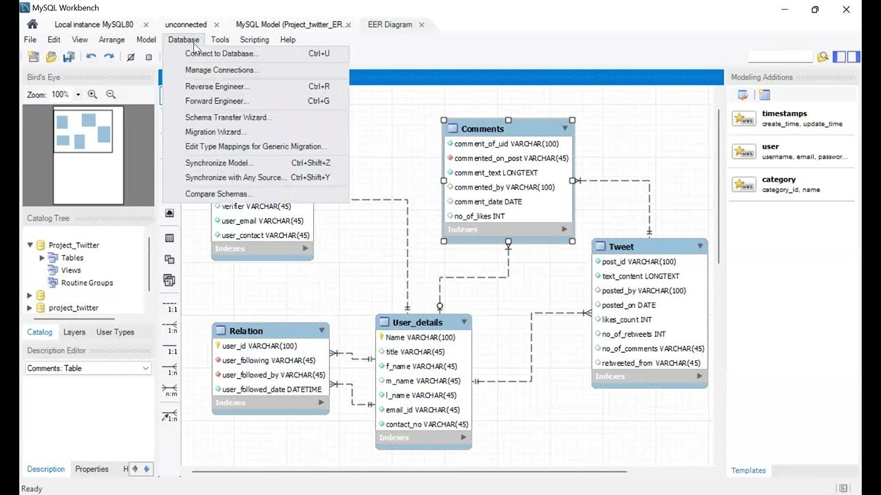 Database project - YouTube