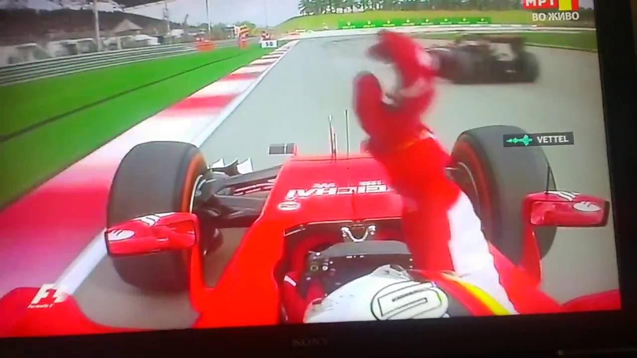 Vettel first win for Ferrari - YouTube