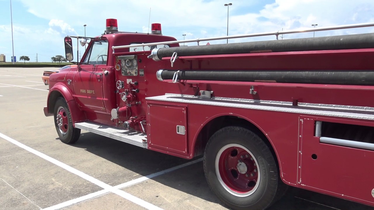 1960s Chevy 50 Fire Engine - YouTube