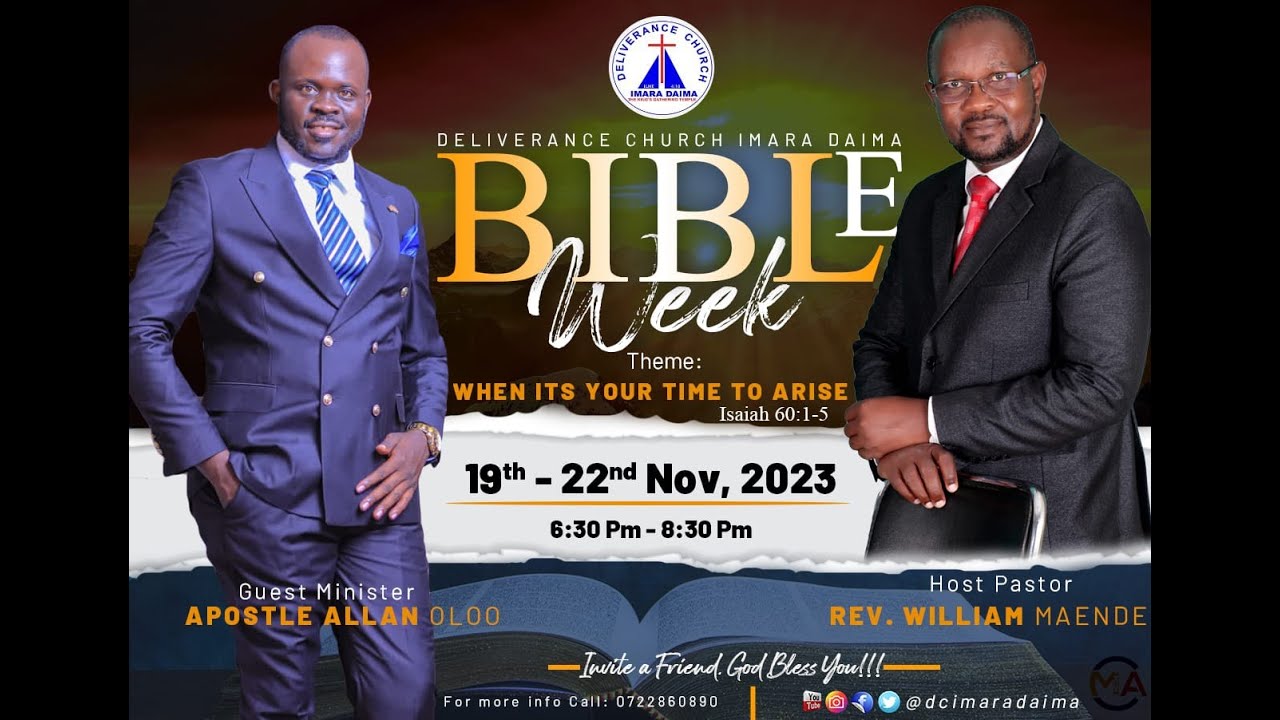 Offences and the Blessings | Bible Week Day 3 | Apostle Allan Oloo ...