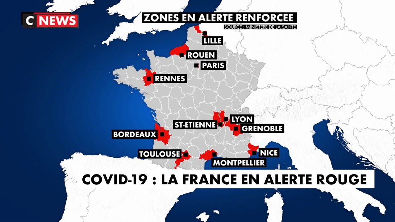 Coronavirus : la France en alerte rouge - YouTube