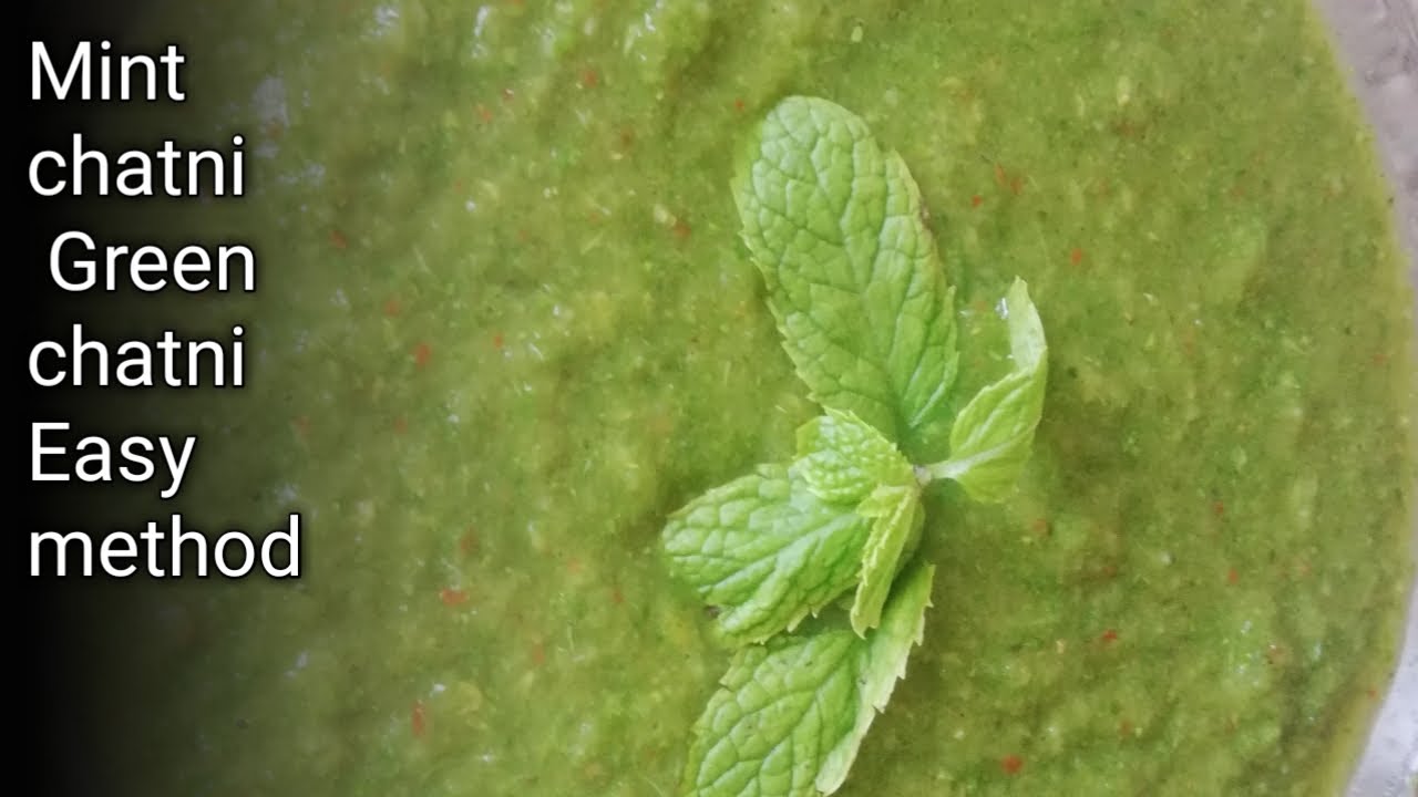 Green chatni | dhania podina chatni | mint chatni | grind hari chatni ...