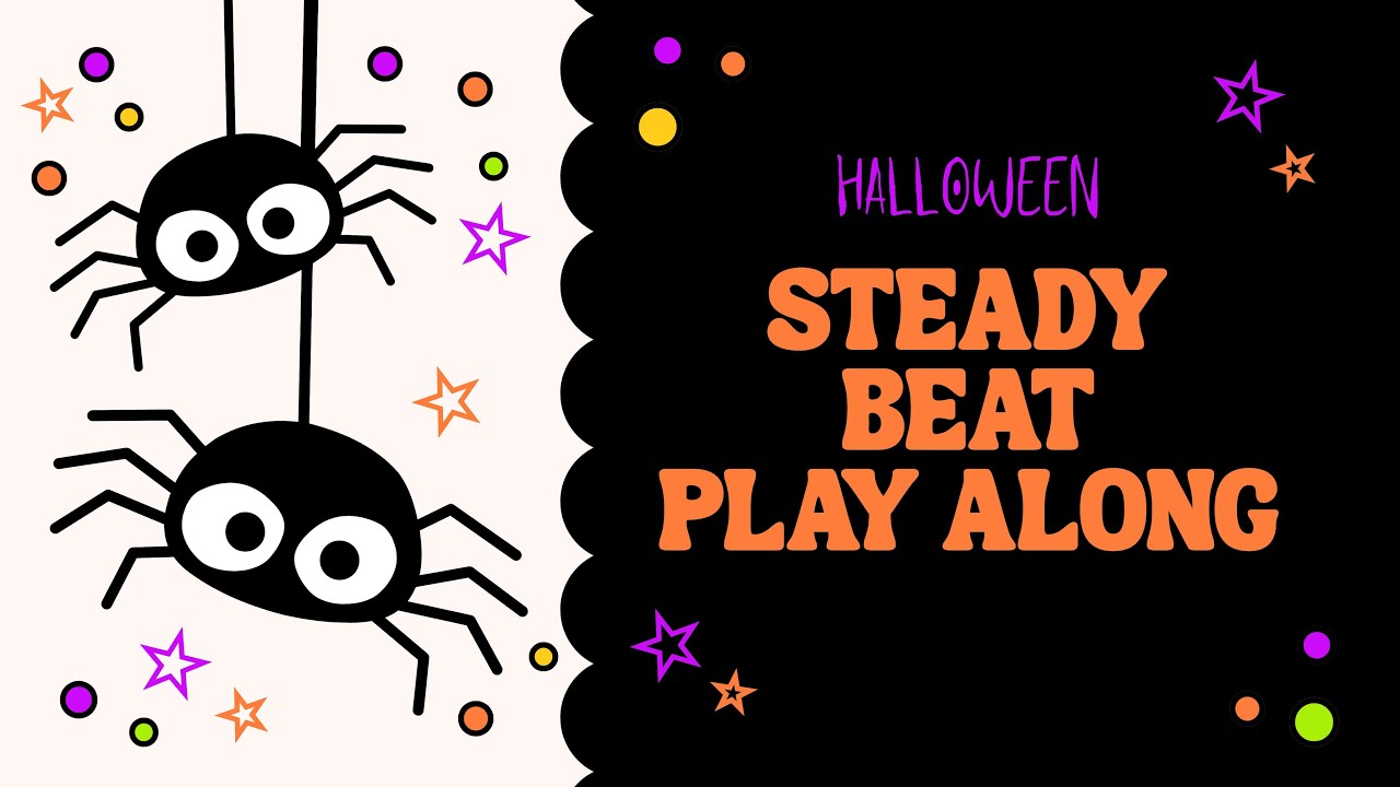 Spooky Halloween Steady Beat Play Along | Music Classroom Activity ...