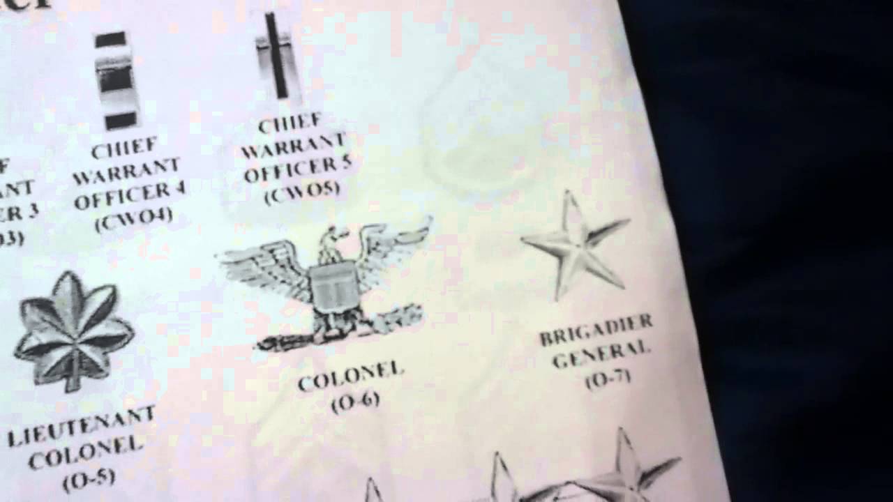 Enlisted & Officer Rank Structure ROTC MC - YouTube