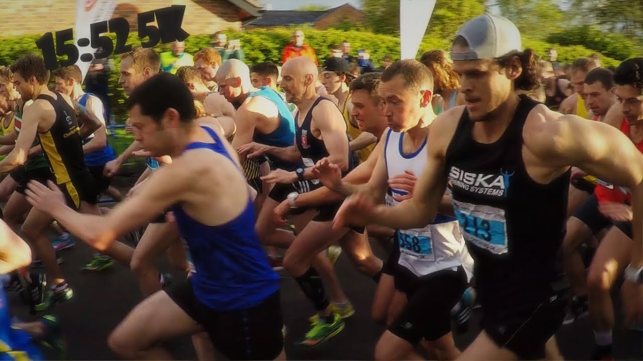 Running a Sub 16 Minute 5k - British Road Nationals - YouTube