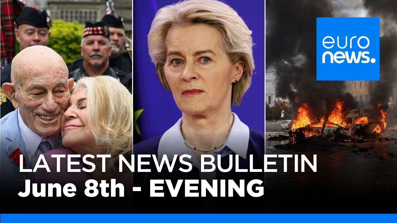 Latest news bulletin: June 8th 2024 Evening | euronews 🇬🇧 - YouTube