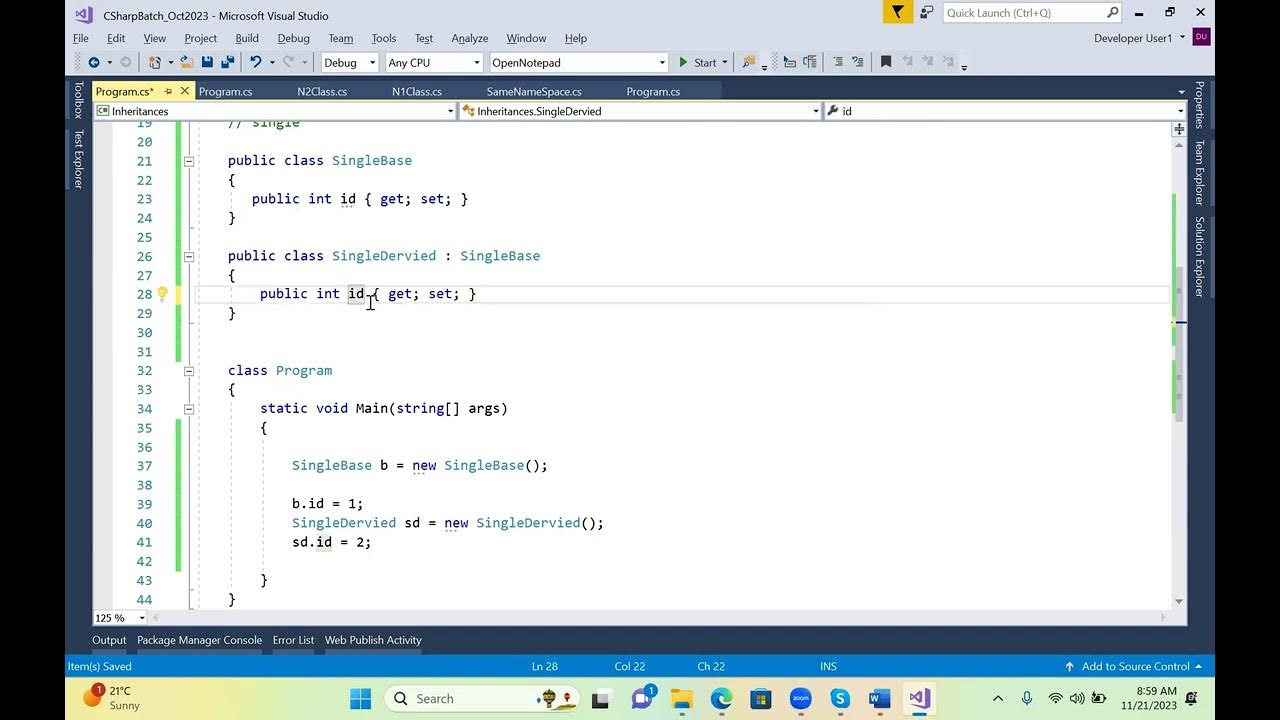 22_Inheritance - YouTube