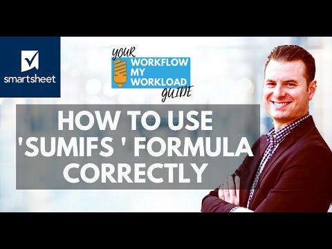 How To Use SUMIFS Formula Correctly in Smartsheet - YouTube