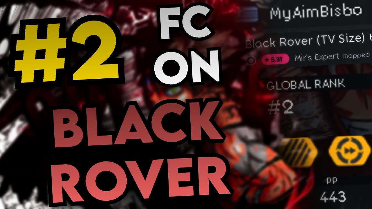#2 FC ON BLACK ROVER?! || osu! - YouTube
