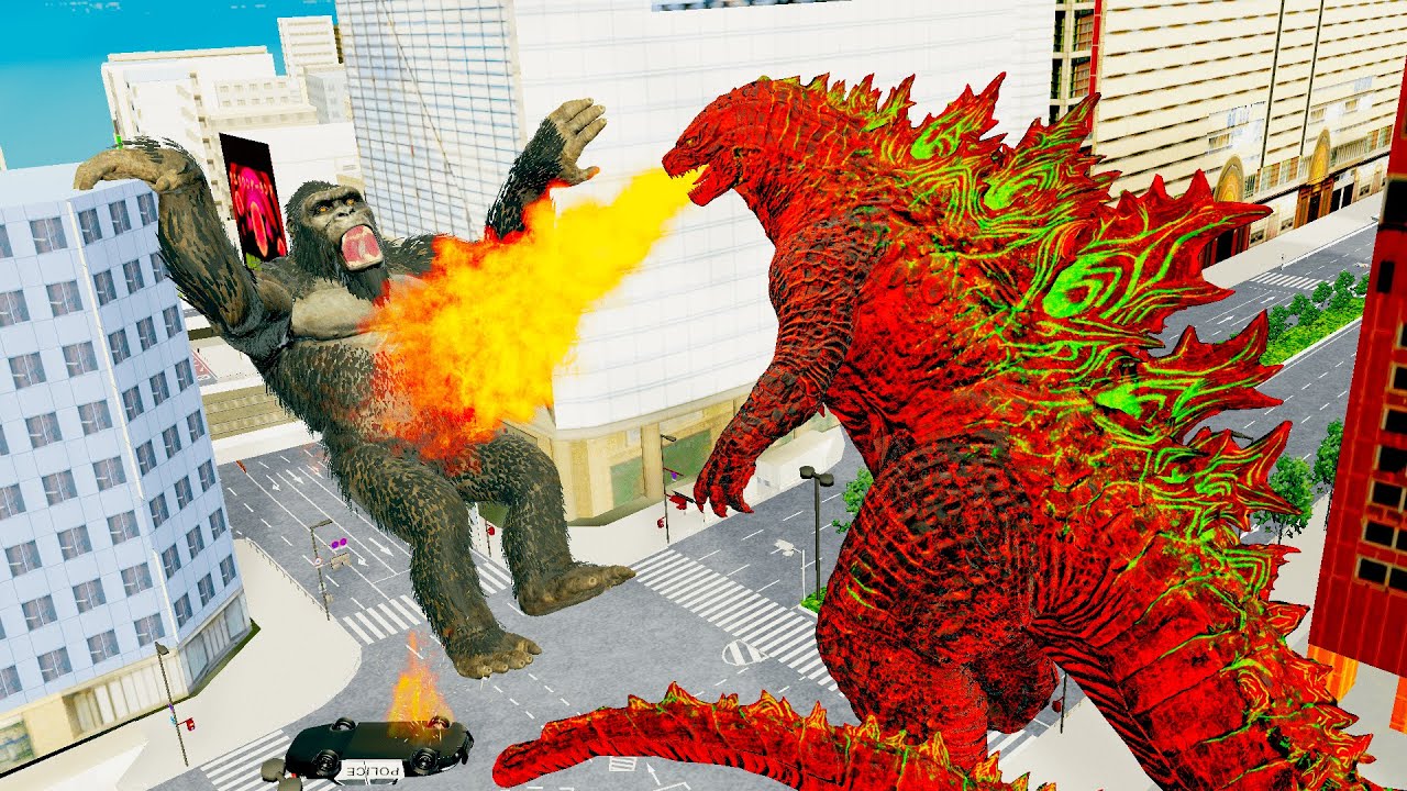 King Kong vs Godzilla Games 3D | |Godzilla Latest kids entertainment ...