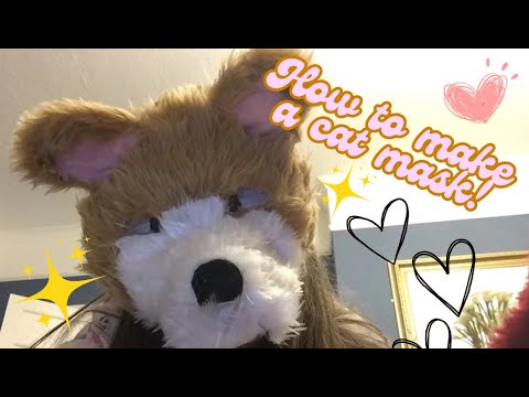 How to make a cat mask! (Good tut) - YouTube