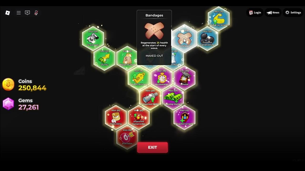 Maxed Out Skill Tree - TDS (Showcase) - YouTube