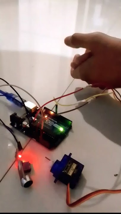 diy simpleArduino project attach servo motor and sound sensor to Arduino simple clap control ...