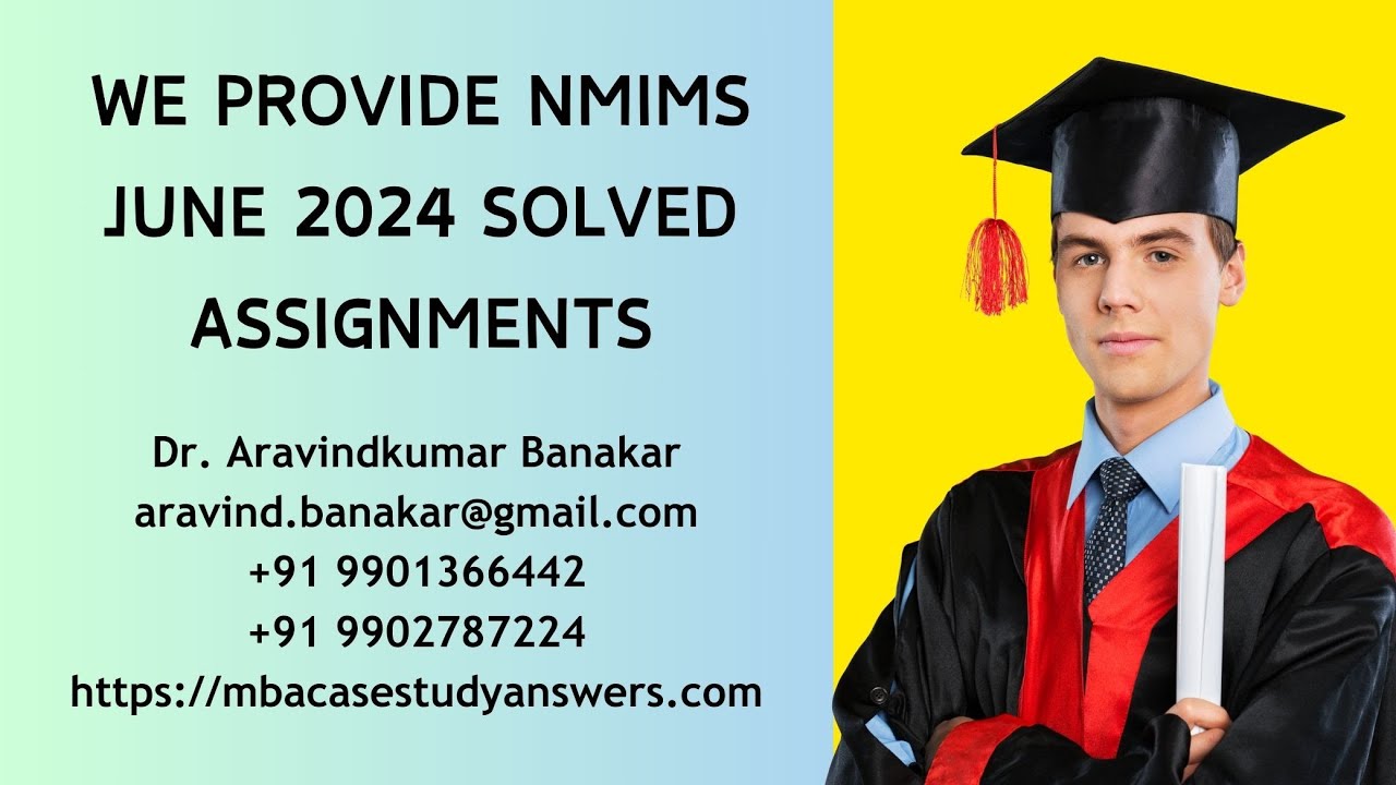 Customized NMIMS BBA Assignments I Customized NMIMS BBM Assignment I ...