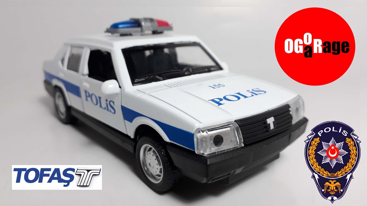 Tofaş - Şahin ( Polis Arabası ) | Scale : 1/36 | Model Araba | Diecast ...