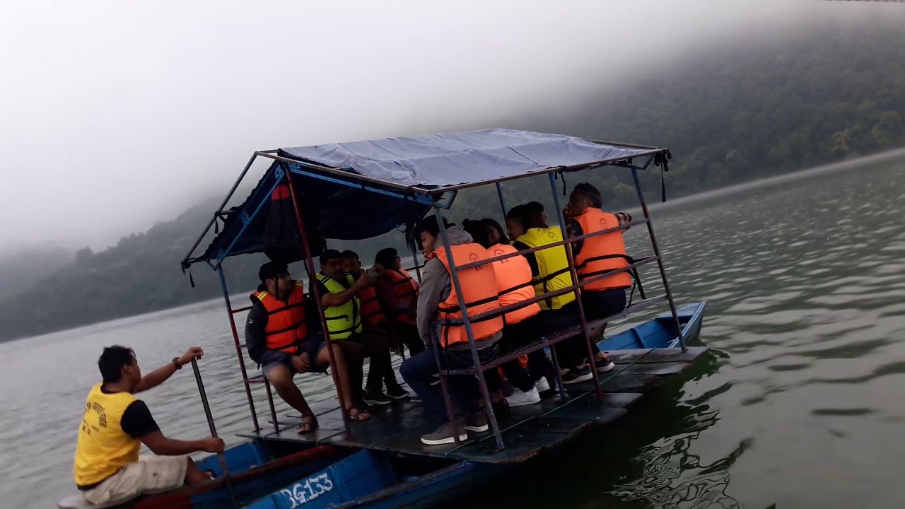 Boating at Phewa Lake situated at Pokhara ... - YouTube